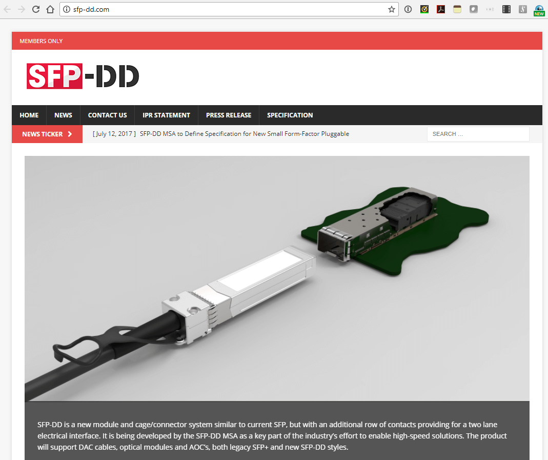 New double density SFP pluggable spec nears completion – Converge Digest
