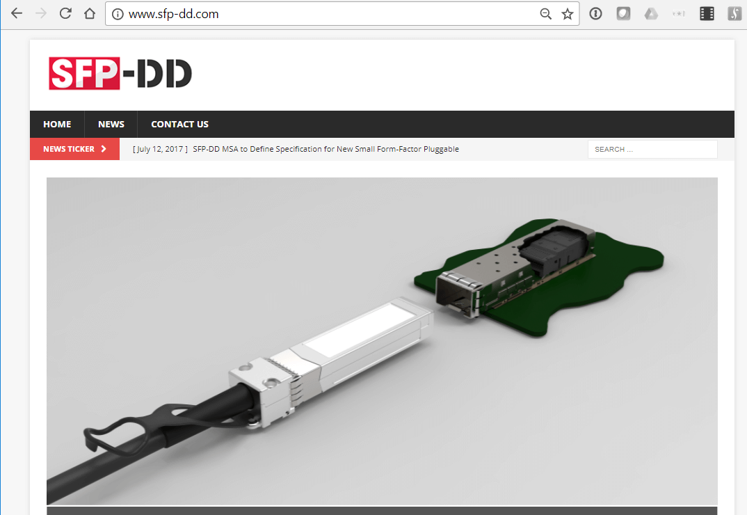 New spec released for Small Form Factor Pluggable Double Density MSA ...