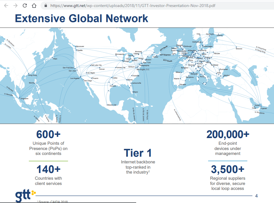 GTT posts Q3 revenue of $448.6 million – Converge Digest